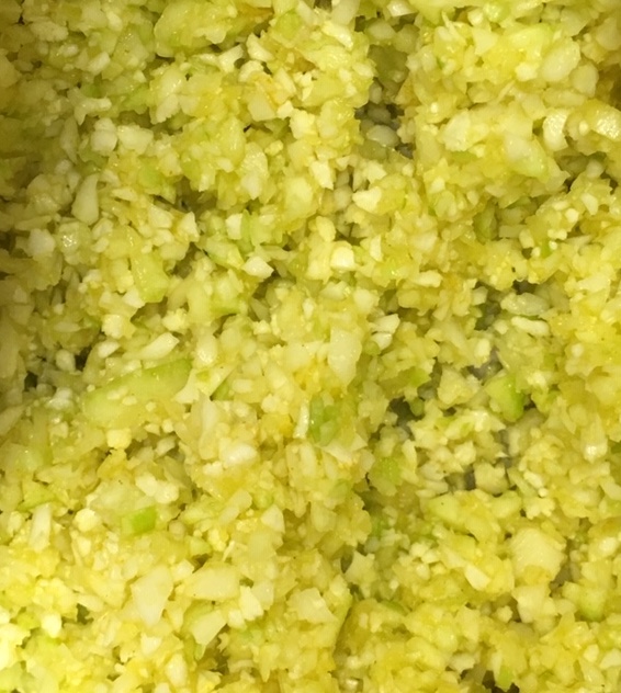 Courgette & Cauliflower 'Rice' - Nutritionhelp